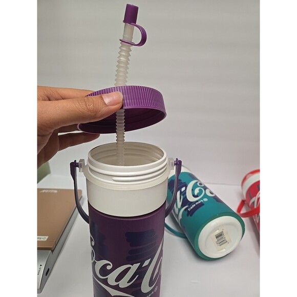 Coca Cola | Dining | New Vintage Set Of 3 Foam Covered Cocacola Big ...